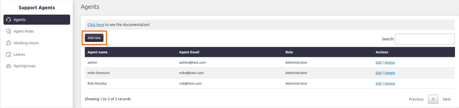 Agents - SupportCandy