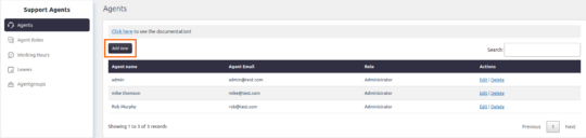 Agents - SupportCandy