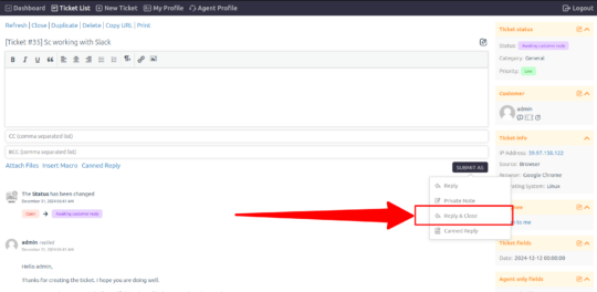 Advanced settings - SupportCandy