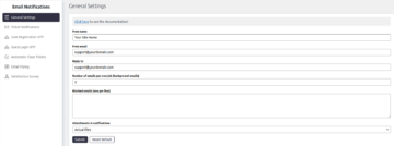 Enable email notifications - SupportCandy