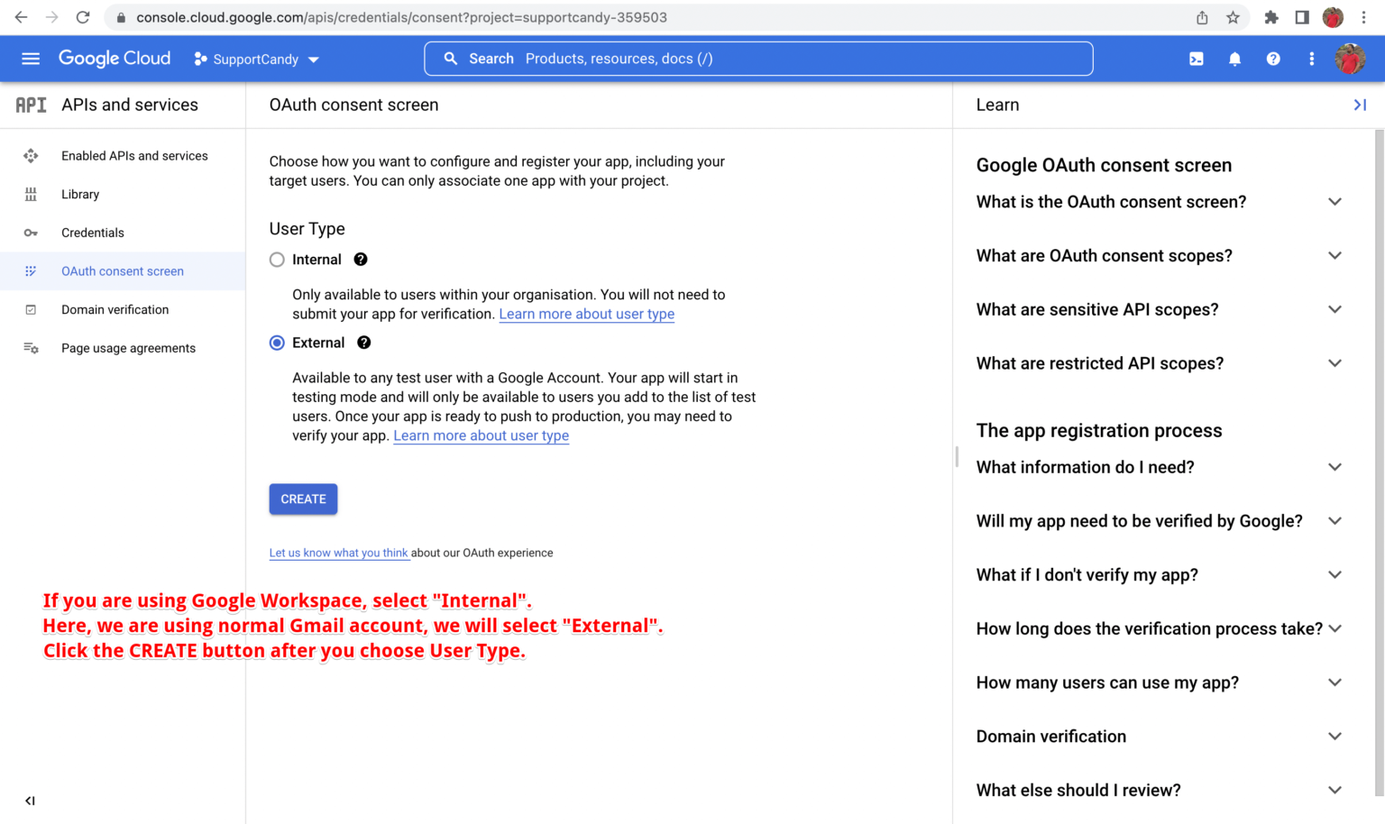 Gmail Settings - SupportCandy