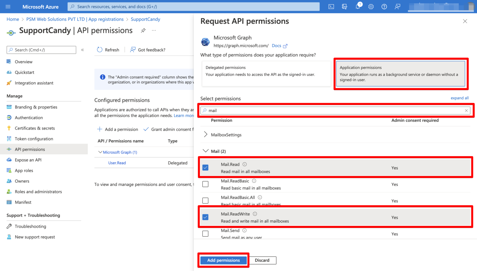 Microsoft Exchange - SupportCandy