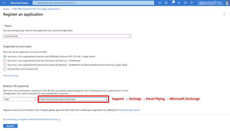 Microsoft Exchange - SupportCandy