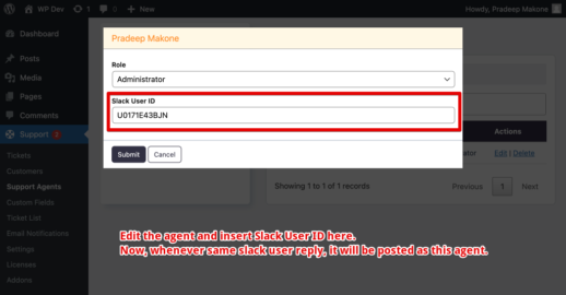 Slack Integration - SupportCandy
