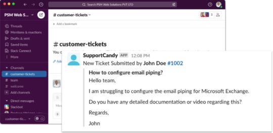 Enhance Collaboration with Slack Integration | SupportCandy