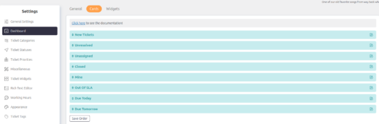 Dashboard Cards - SupportCandy