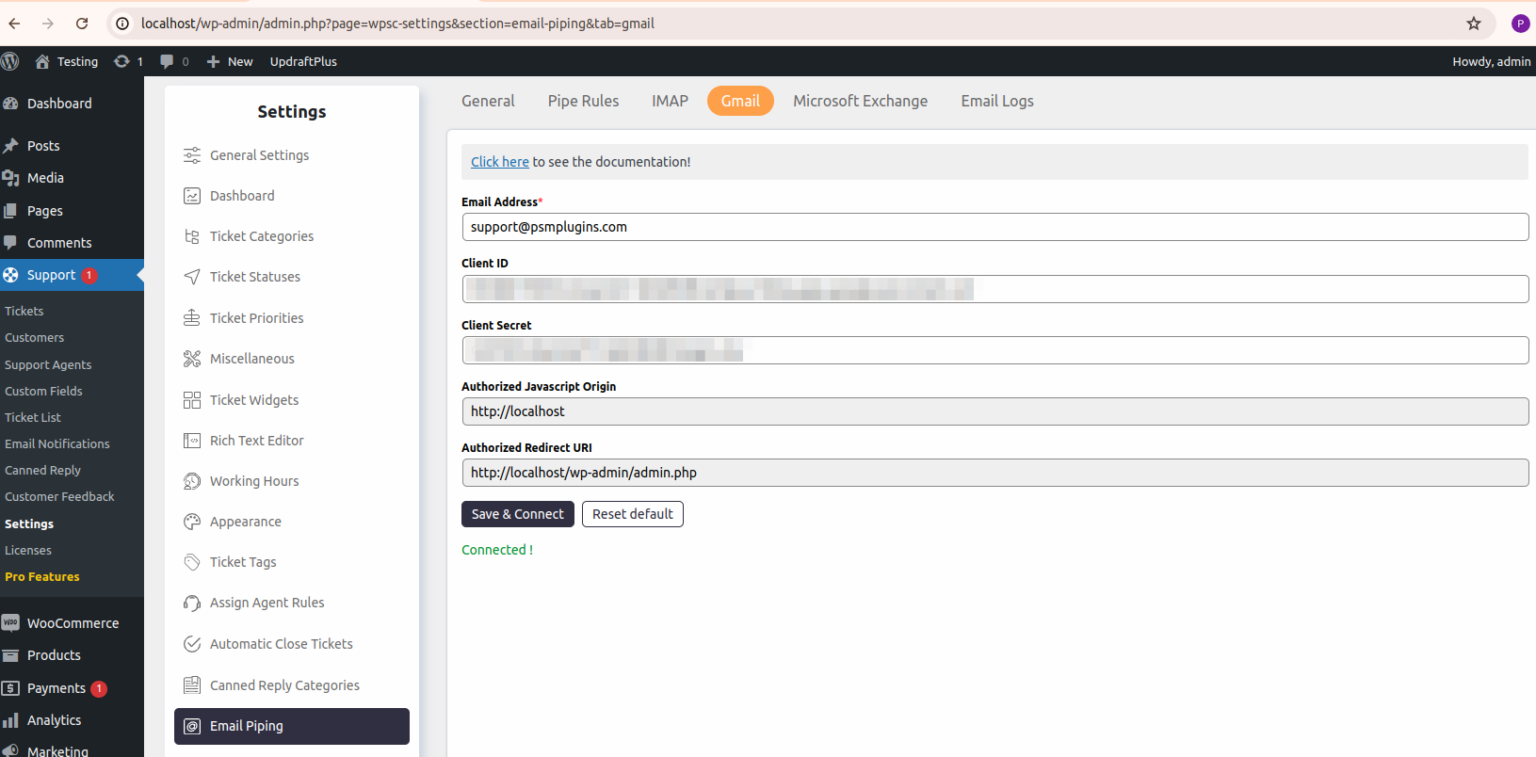 Google Workspace Email - SupportCandy